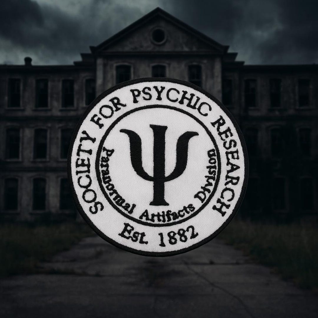Psychic Research Patch Society Paranormal Artifacts Iron-on Sew-on ...