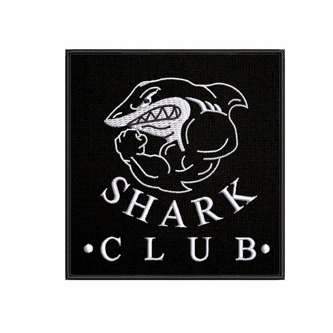 Sharks Embroidered Patch Iron-on Applique, Cosplay Vest Clothing, Ocean ...