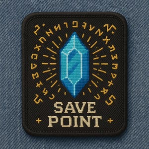 Retro Gamer Logo Patch/iron-on Patch/classic Games/sew-on Applique for ...