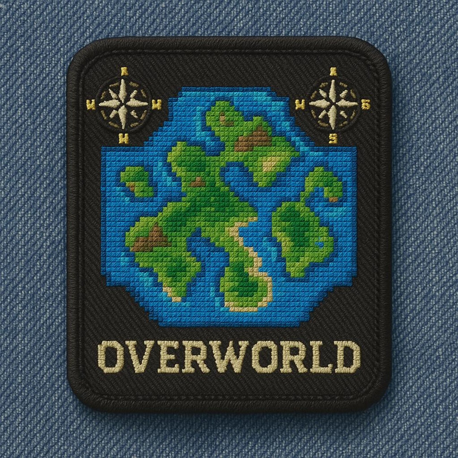 Retro Gamer Logo Patch/iron-on Patch/classic Games/sew-on Applique for ...