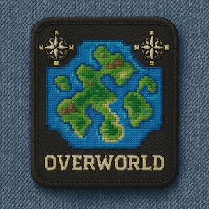 Retro Gamer Logo Patch/iron-on Patch/classic Games/sew-on Applique for ...