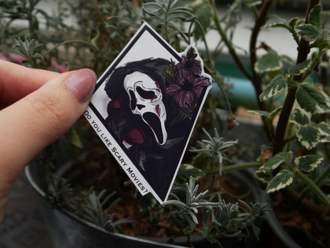 Scream Inspirierte Vinyl Sticker - Etsy