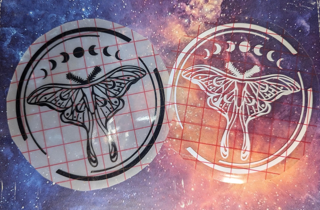 Moon Phases | Decal | Sticker | Rock on | Luna Moth | Car | Laptop ...