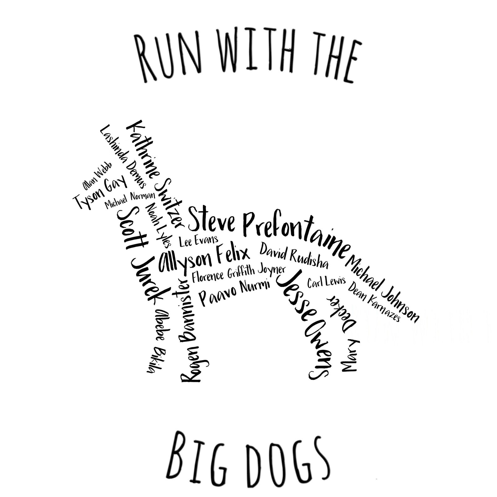 Run with the Big Dogs | Etsy