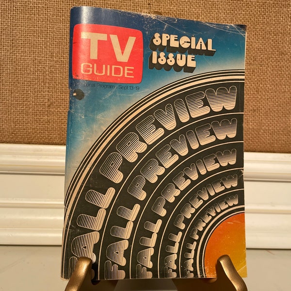 Vintage Tv Guide - Etsy