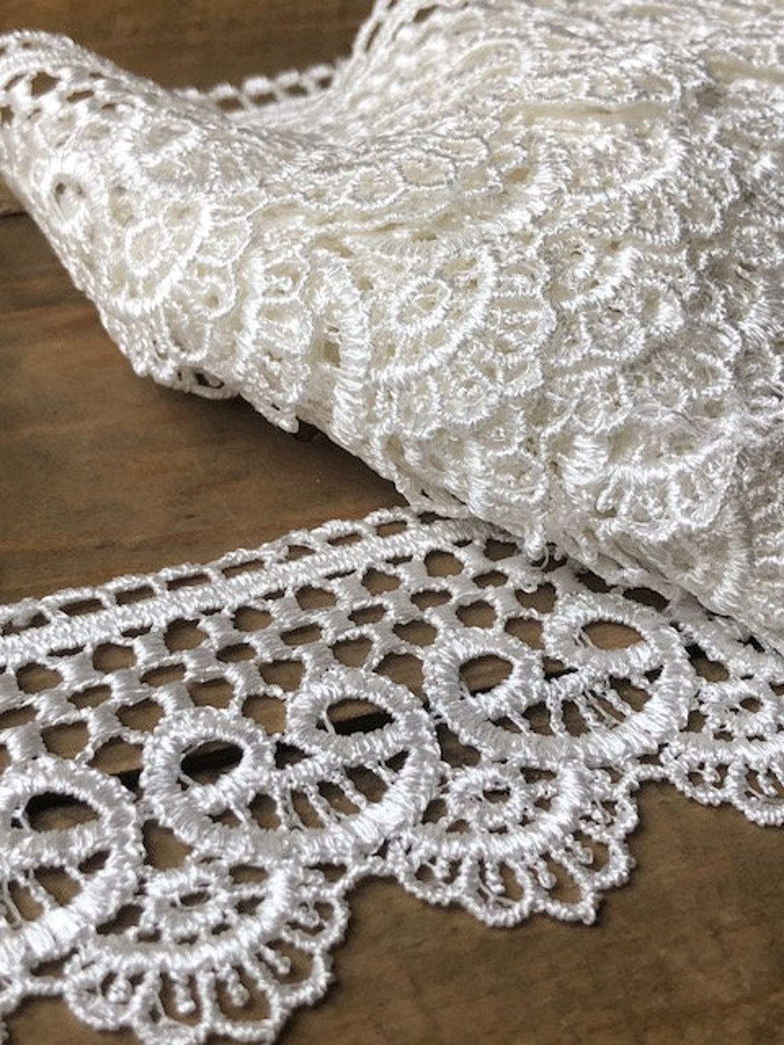 Ivory Guipure Lace Trim 2/5cm PER METRE - Etsy