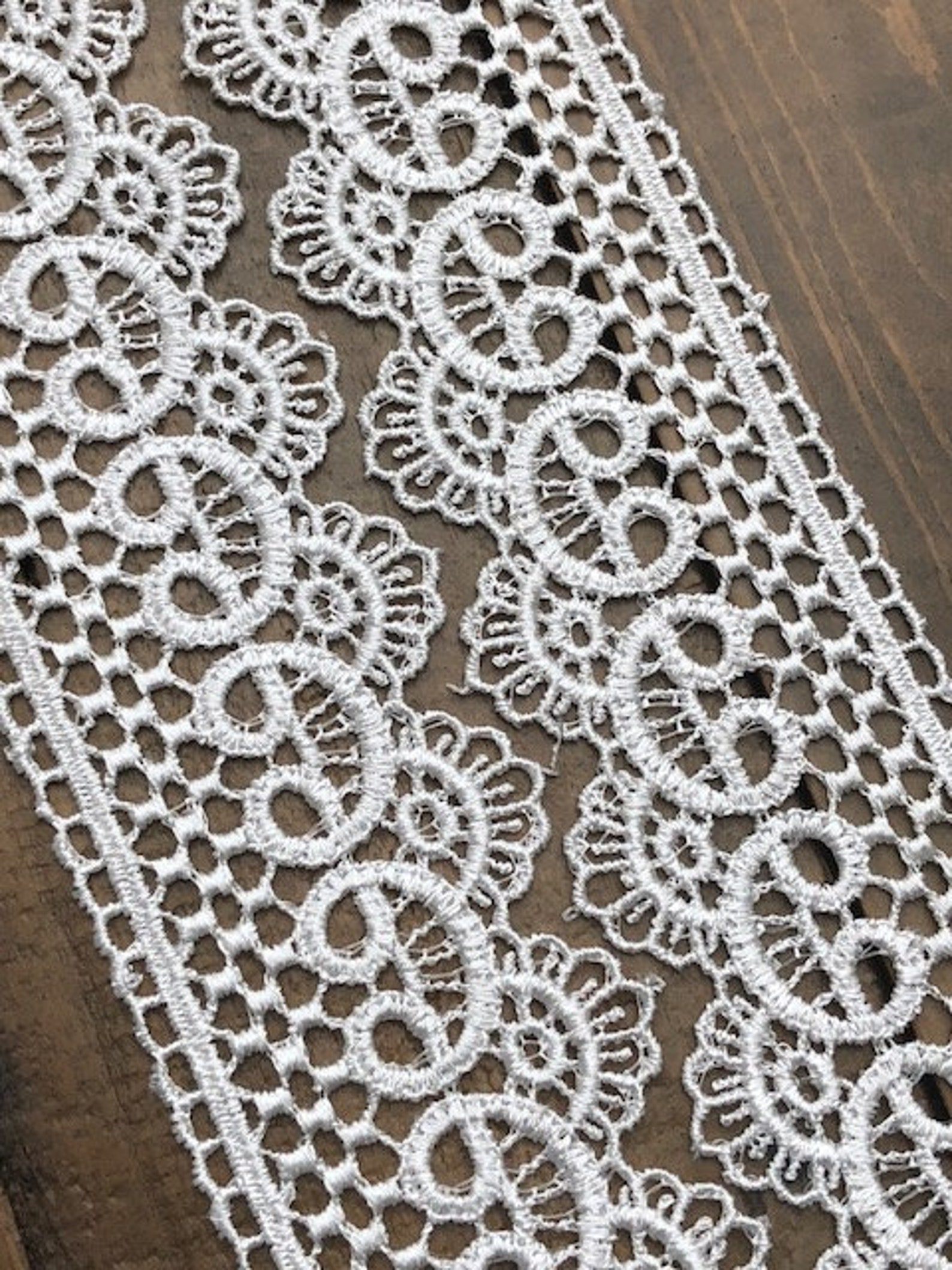 Ivory Guipure Lace Trim 2"/5cm - PER METRE - Etsy
