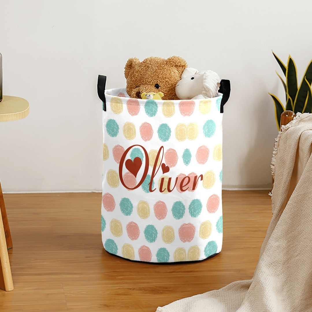 Personalized Laundry Baskets Custom Laundry Hamper Collapsible Clothes ...