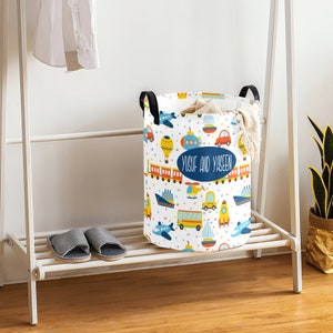 Personalized Laundry Baskets Custom Laundry Hamper Collapsible Clothes ...