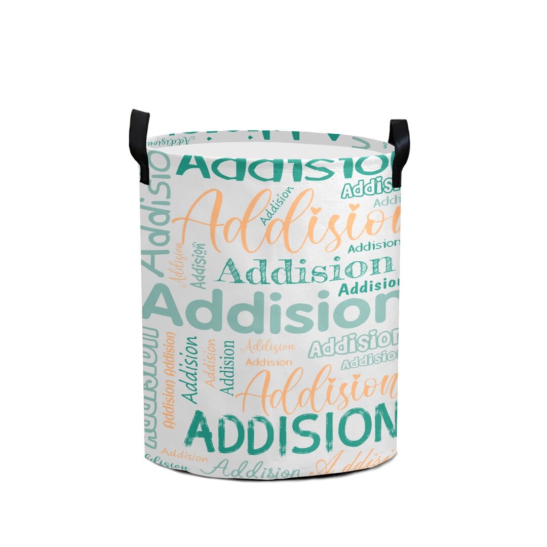 Personalized Laundry Baskets Custom Laundry Hamper Collapsible Clothes ...