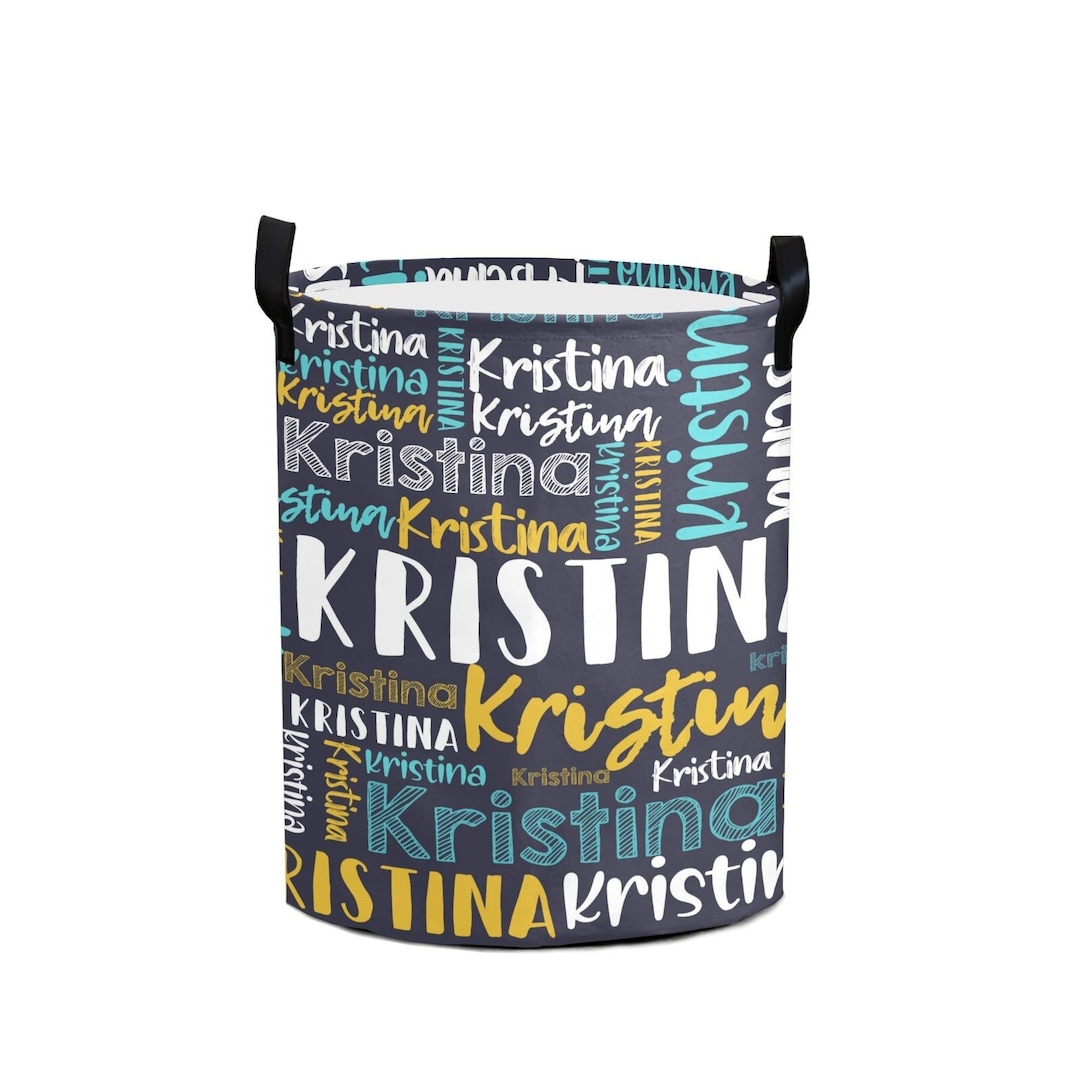 Personalized Laundry Basket: Collapsible Clothes Hamper With Handles - Etsy
