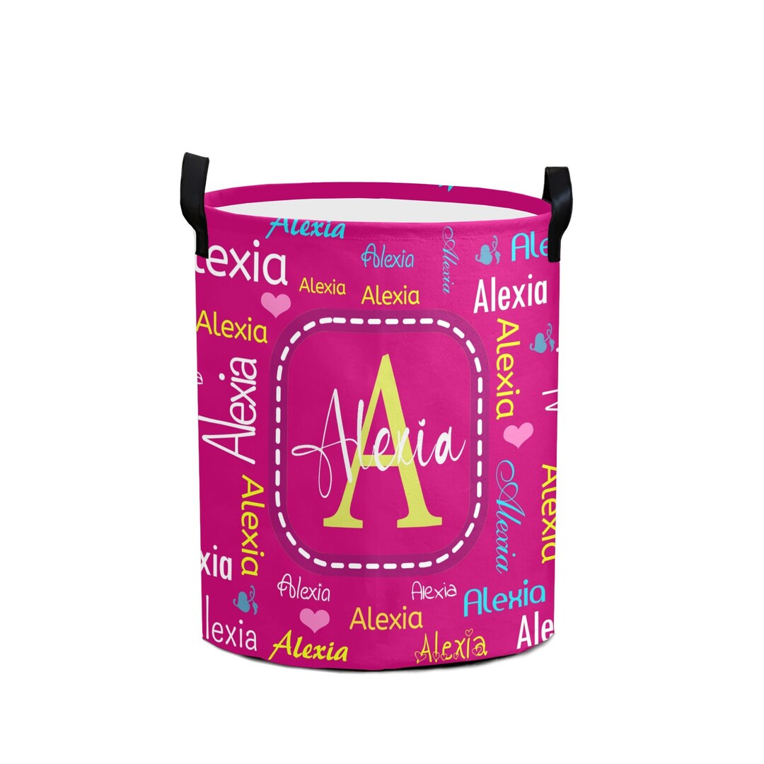 Personalized Laundry Hamper: Collapsible Clothes Storage Basket With ...