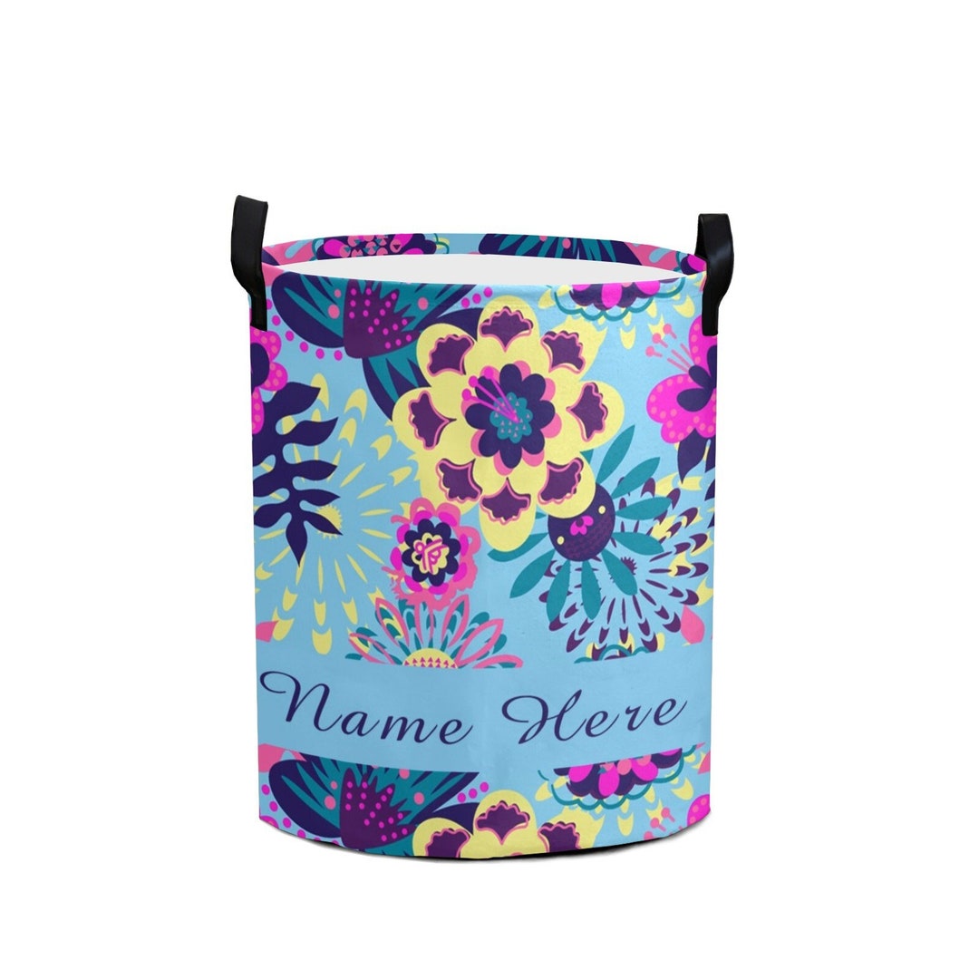 Personalized Laundry Baskets Custom Laundry Hamper Collapsible Clothes ...