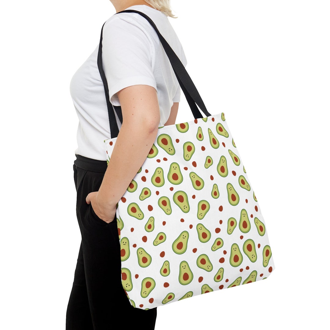 Cute Avocado Tote Bag Size Large - Etsy