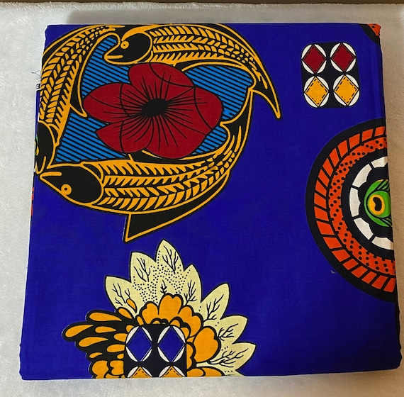 Blue Authentic Ankara Pattern Ankara Print Ankara Patches - Etsy