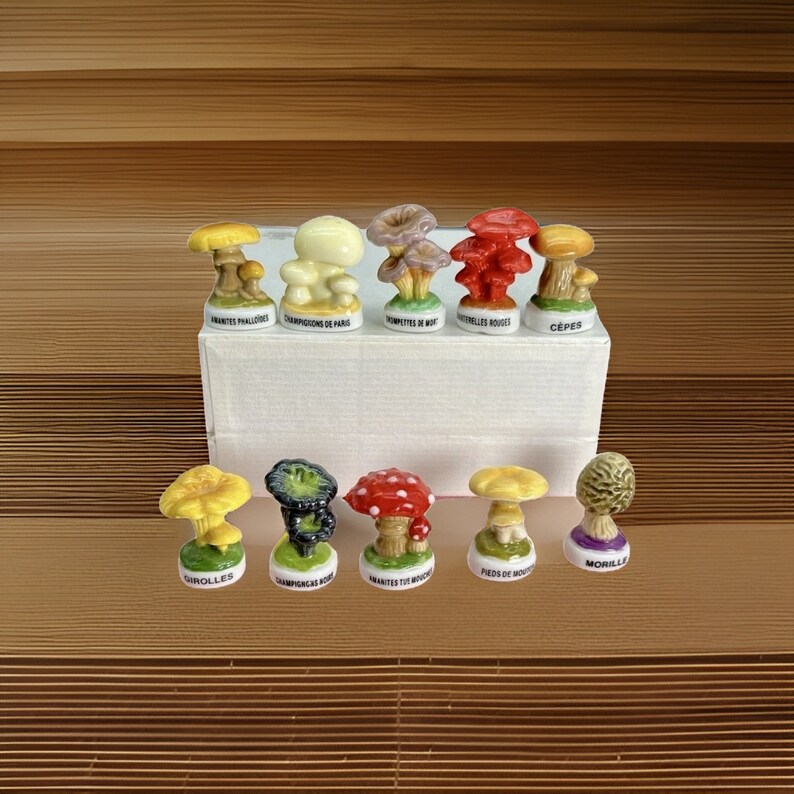 French Feve /king Feves Cake Baby Mushrooms, Fairy Fungi Morel Fly ...