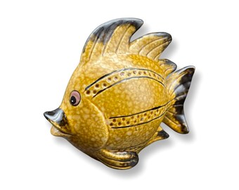 Pottery Fish Bank - Etsy