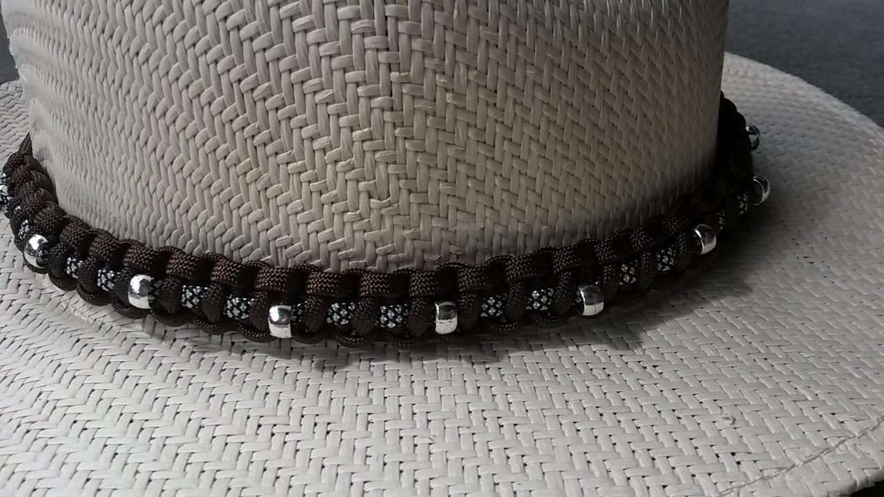 Hat Band, Macrame Woven, Paracord, Custom Made, Many Colours - Etsy ...
