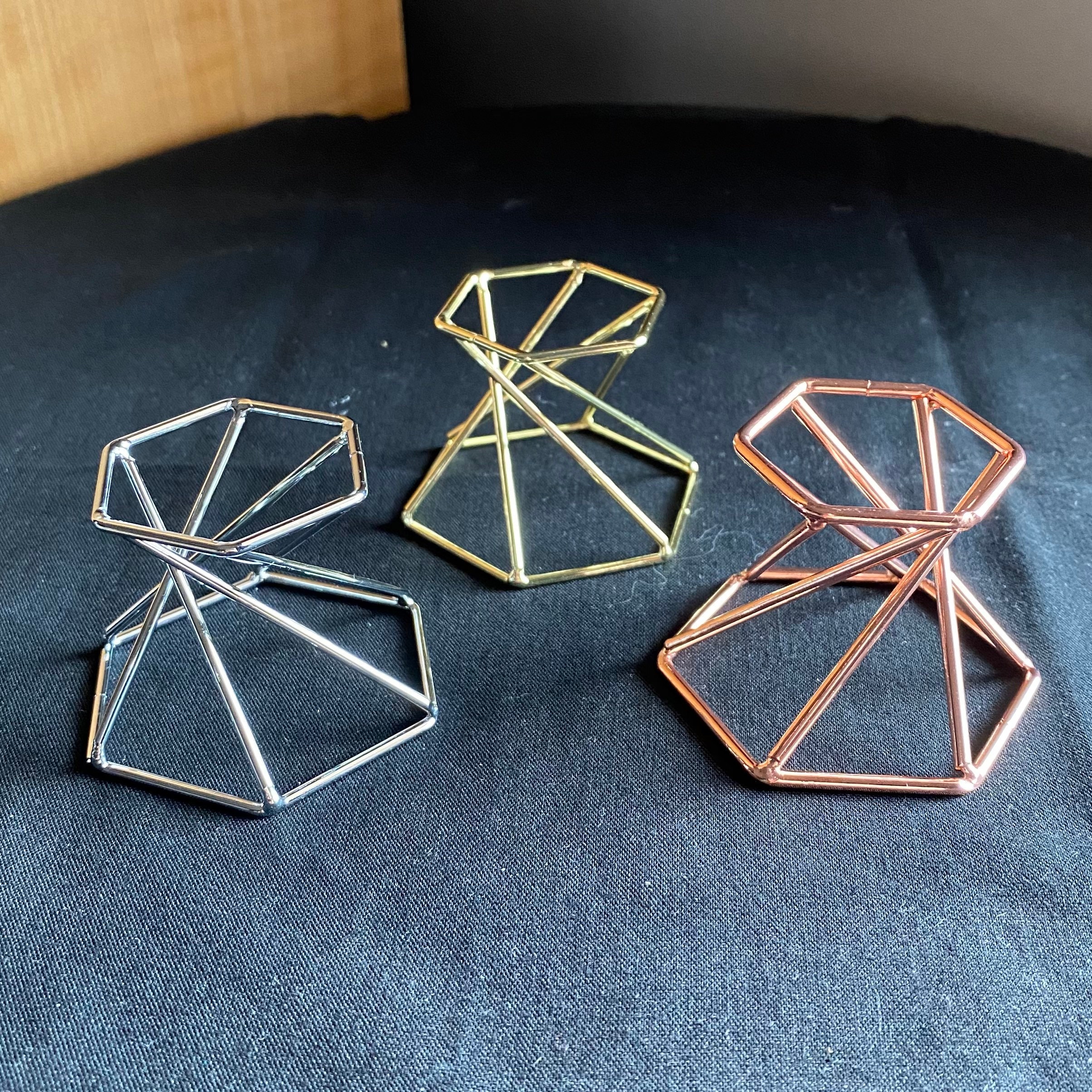 Hexagonal Double-sided Sphere Stand STAND ONLY Crystal - Etsy