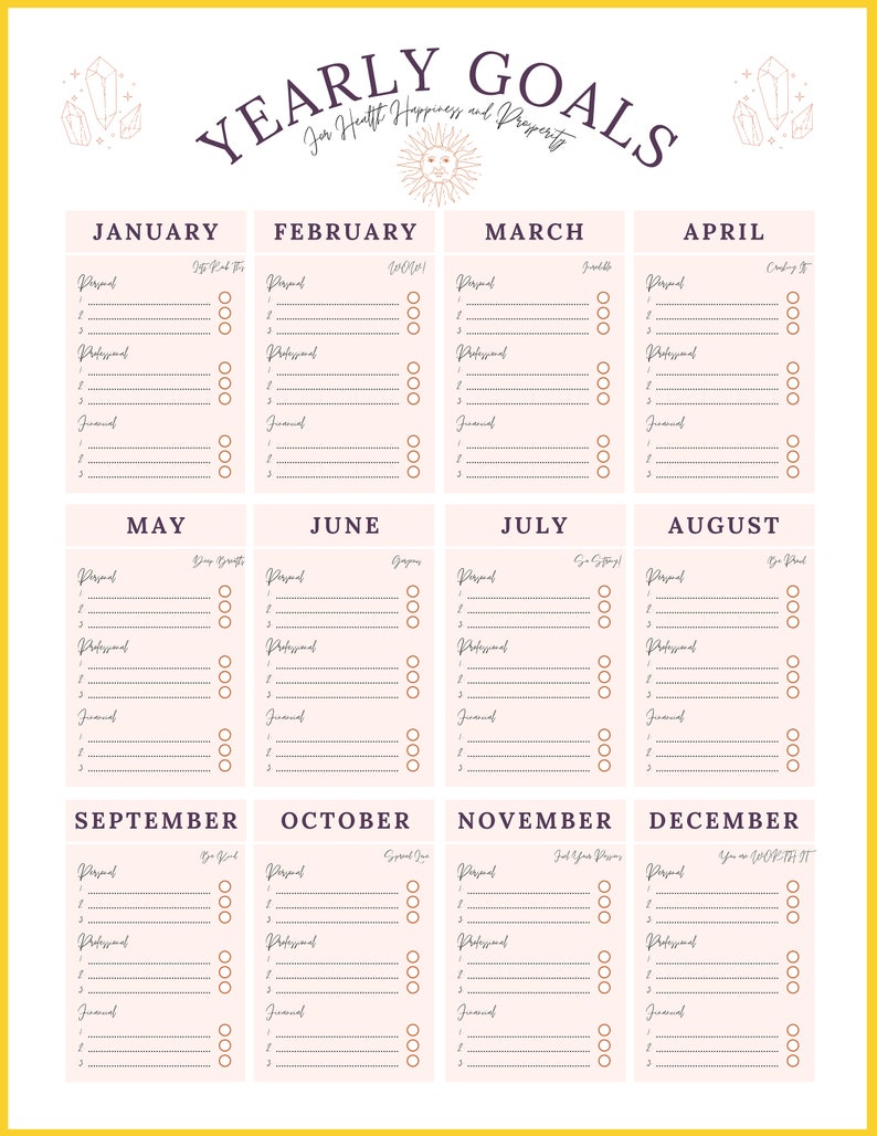 Instant Download Planner Template Customizable Planner - Etsy