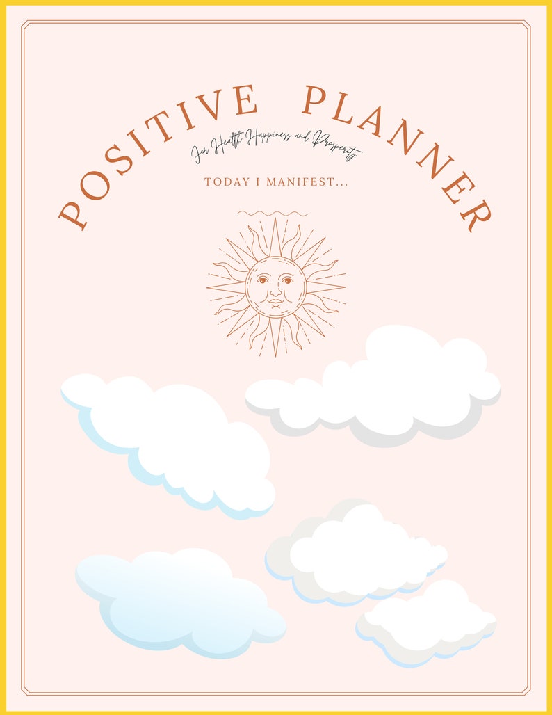 Instant Download Planner Template Customizable Planner Habit - Etsy