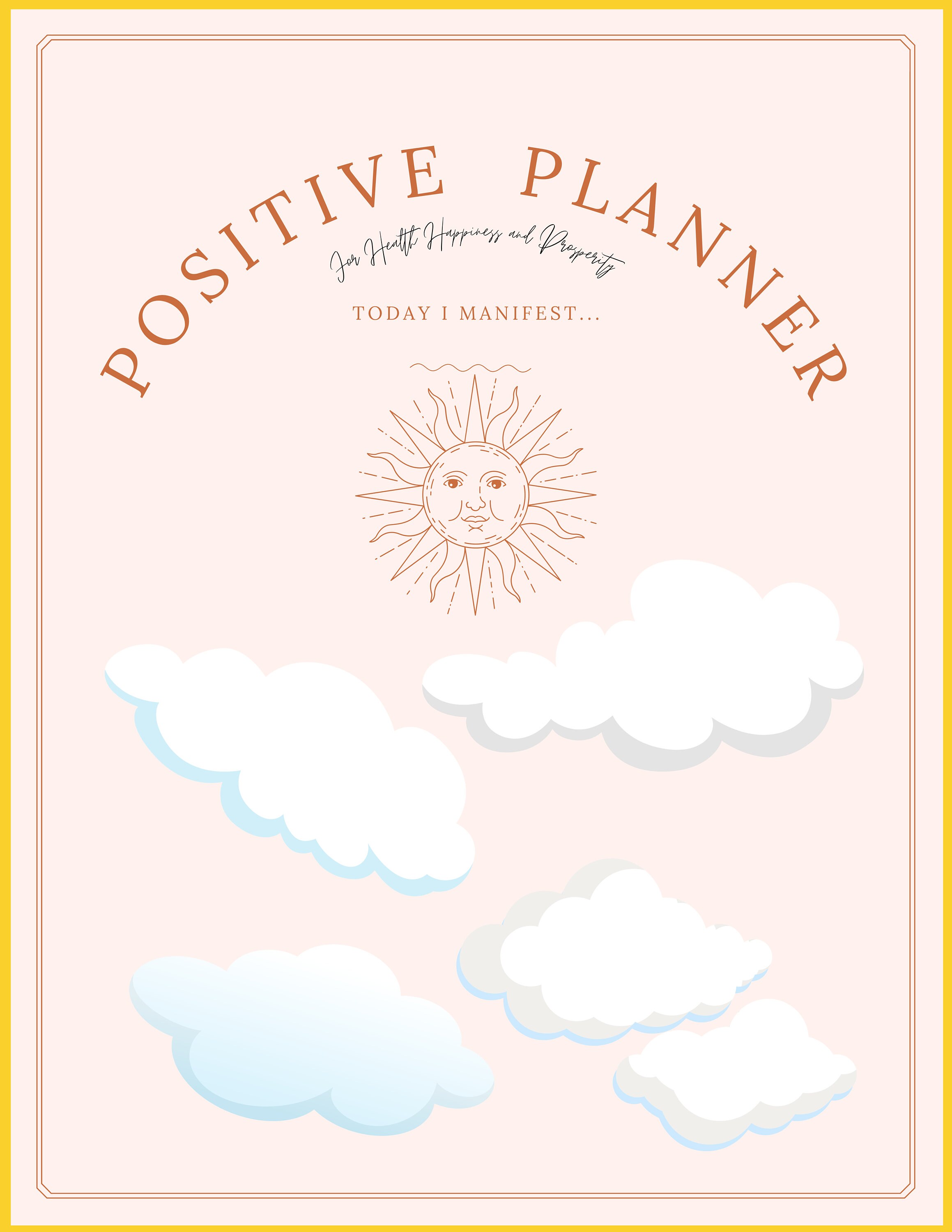 Instant Download Planner Template, Customizable Planner, Habit Tracker ...