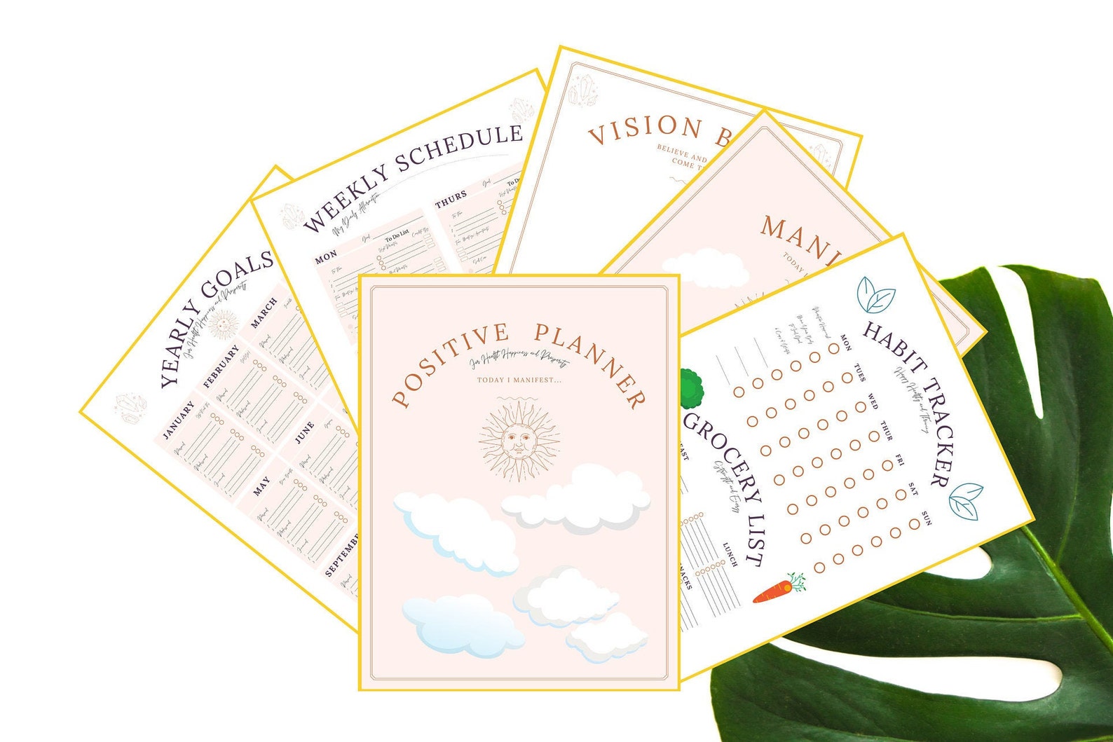 Instant Download Planner Template, Customizable Planner Template, DIY ...