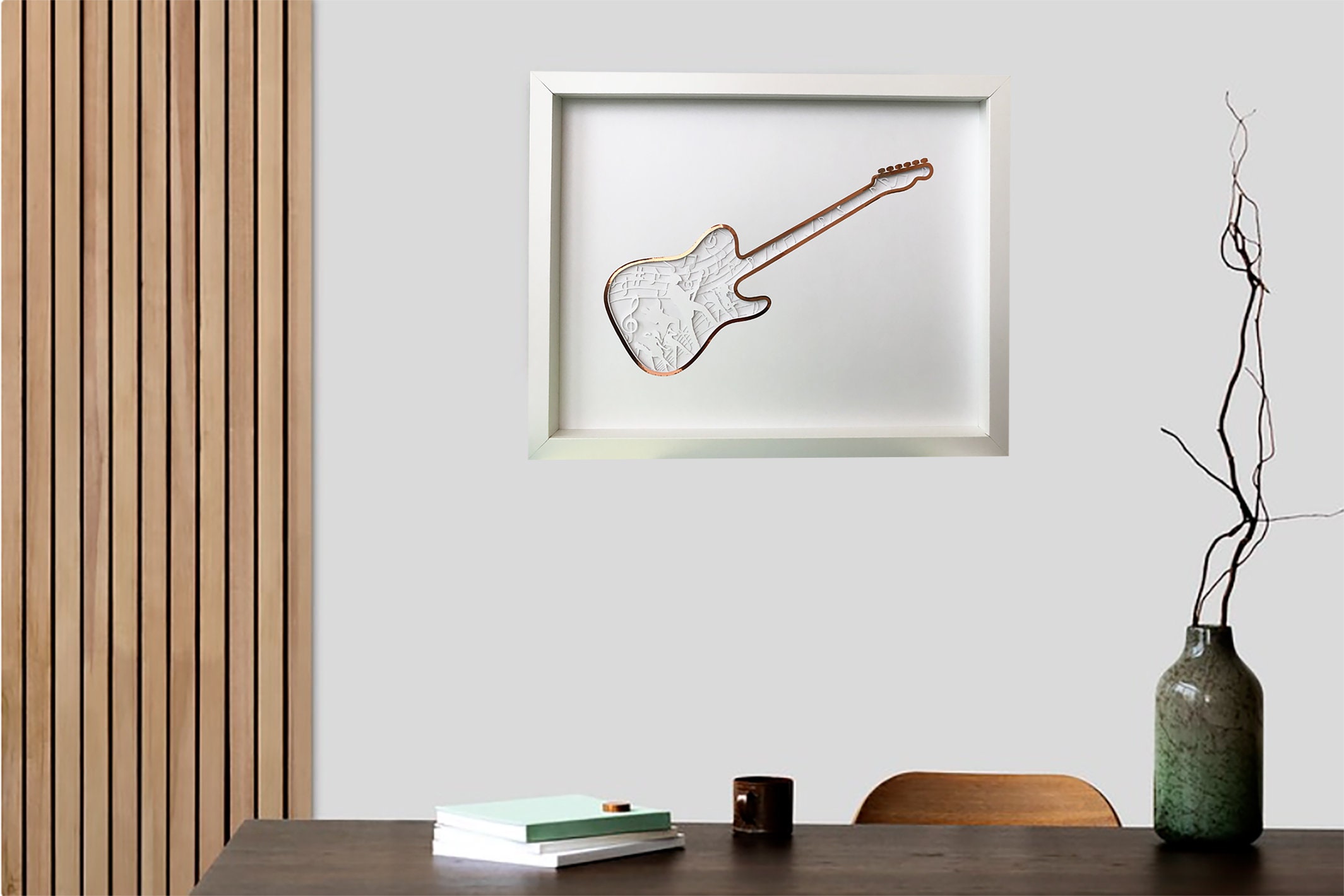 3D Guitar Shadow Box - Musician Gifts - Guitar Lovers - Custom Guitar ...