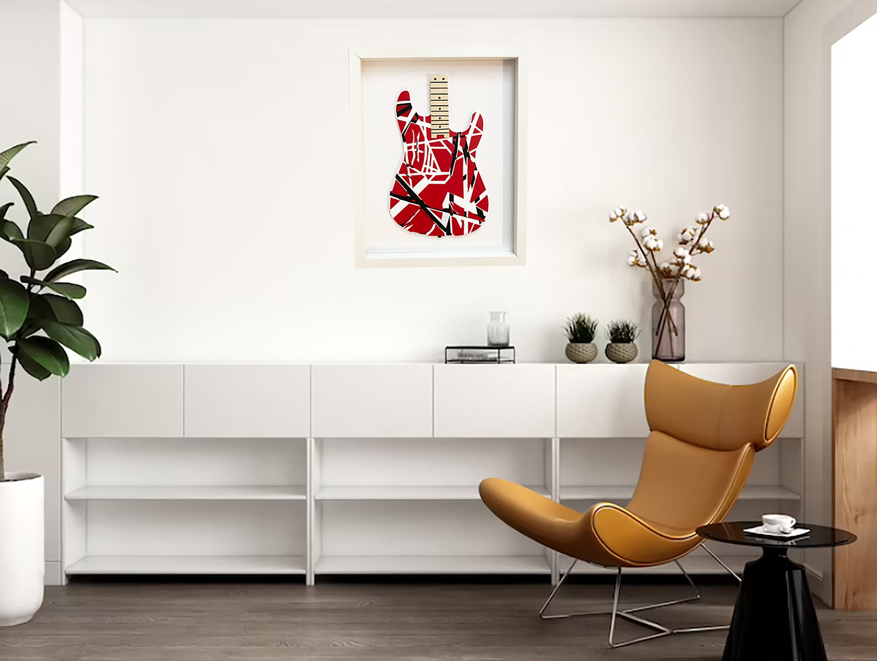 Eddie Van Halen Guitar Shadow Box - Musician Gifts - Guitar Lovers ...