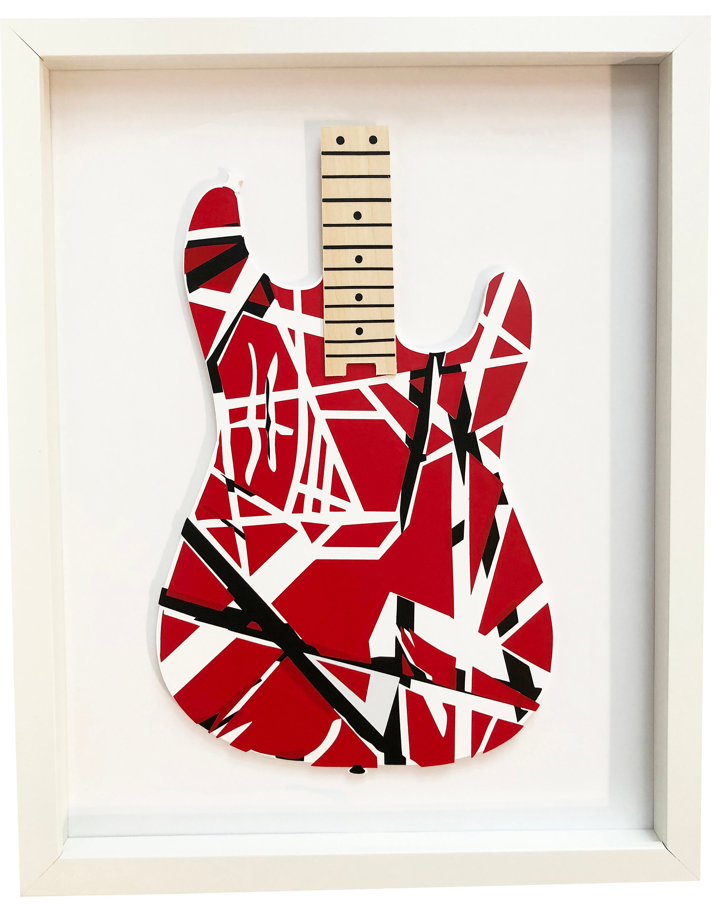 Eddie Van Halen Guitar Shadow Box - Musician Gifts - Guitar Lovers ...