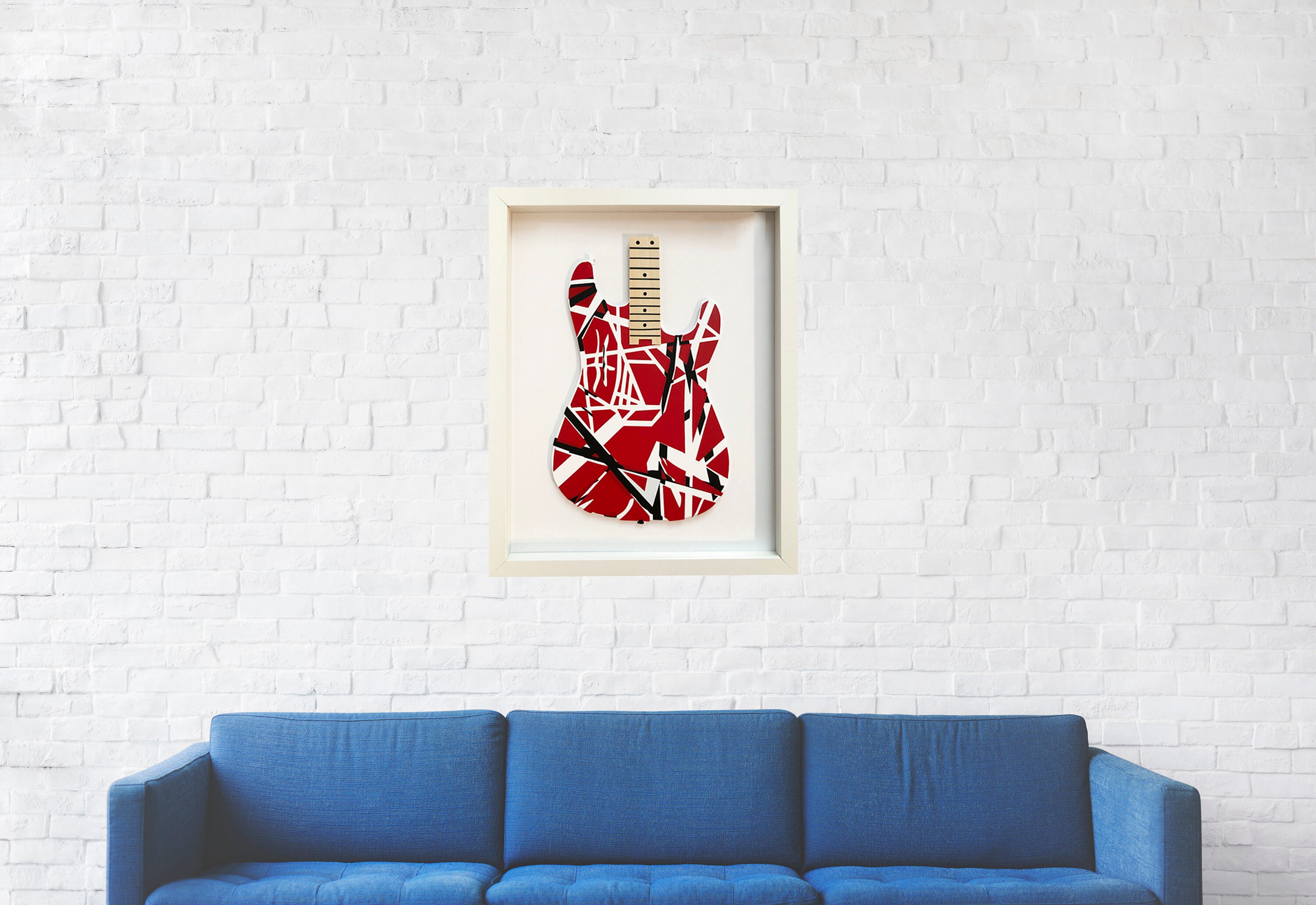 Eddie Van Halen Guitar Shadow Box - Musician Gifts - Guitar Lovers ...