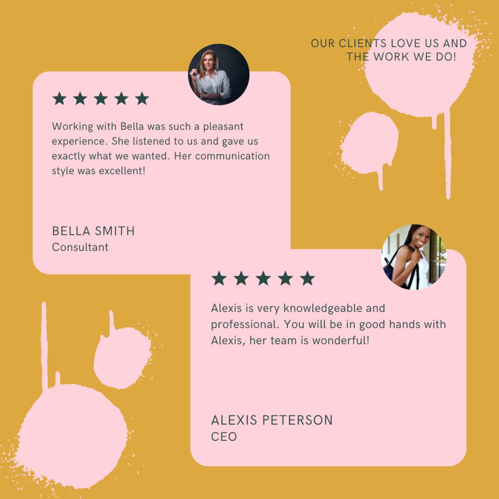 30 colored Instagram IG Testimonial Templates Sales & | Etsy