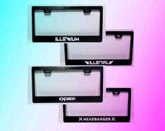 Custom License Plate Front Car Tag, Aluminum or Plastic Personalized ...