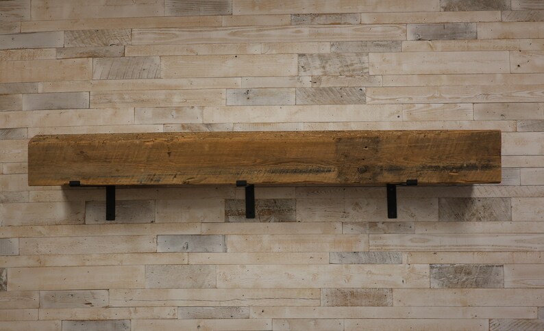 Mantel 09-228 8x8x71 Reclaimed Barn Wood - Etsy
