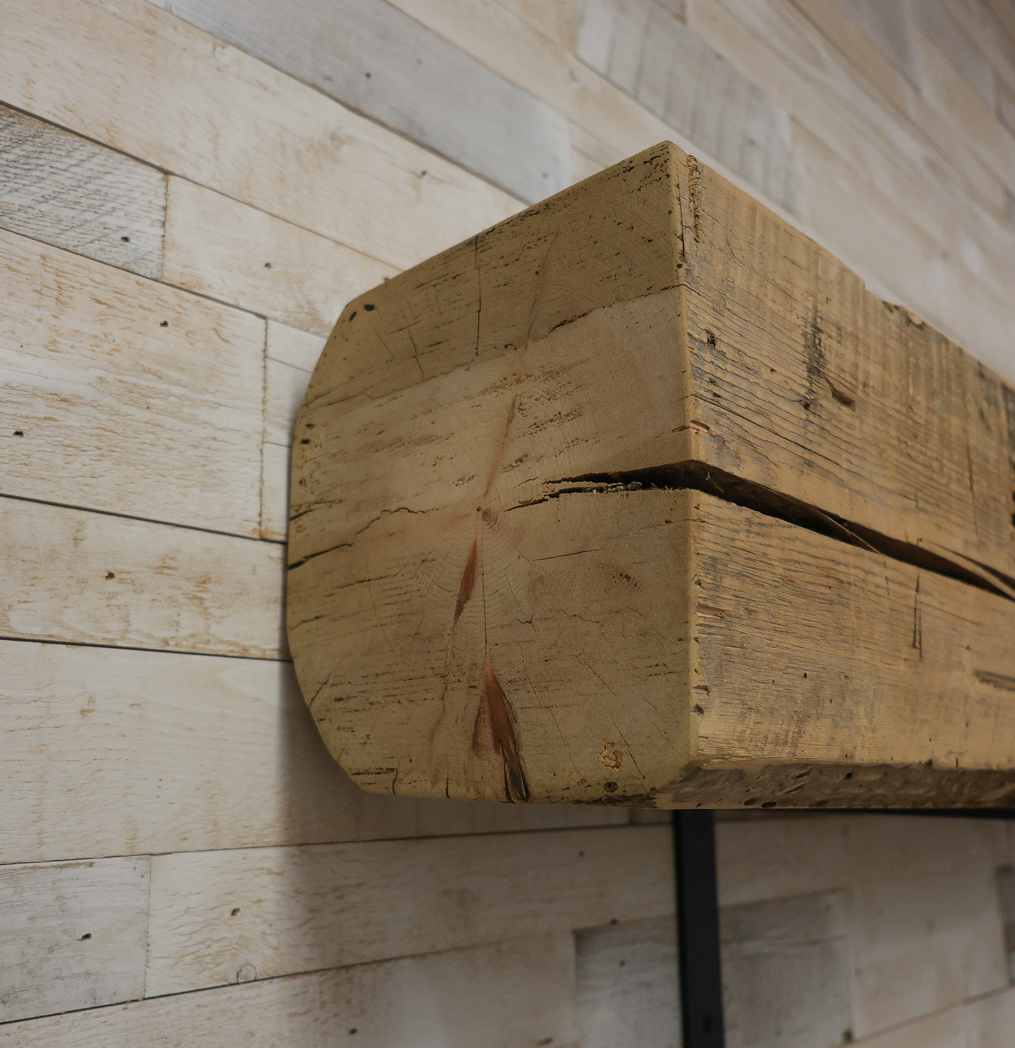 Mantel 09-228 8x8x71 Reclaimed Barn Wood - Etsy