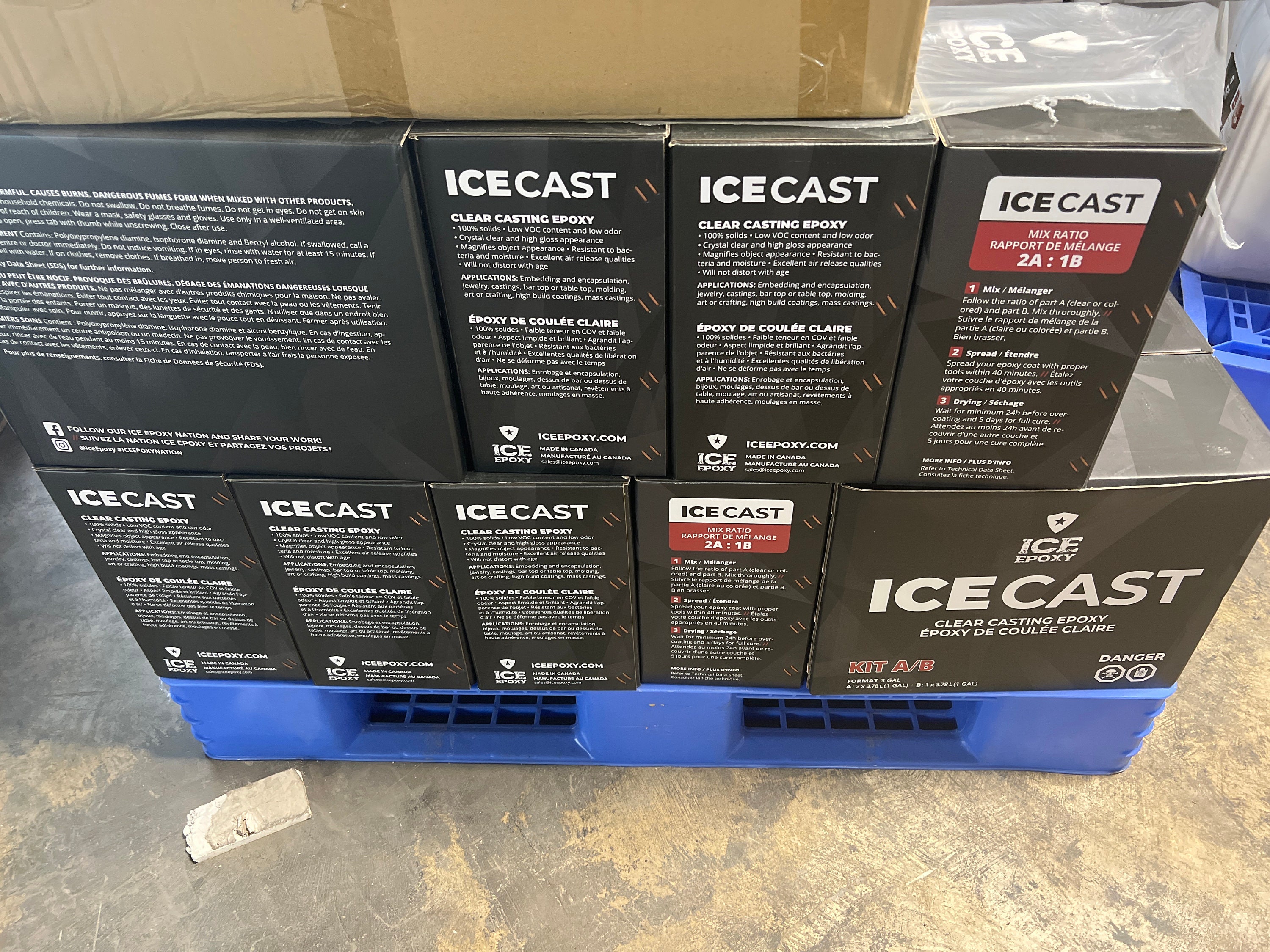 3 Gallon Ice Epoxy Deep Pour Resin Ships Next Day! - Etsy