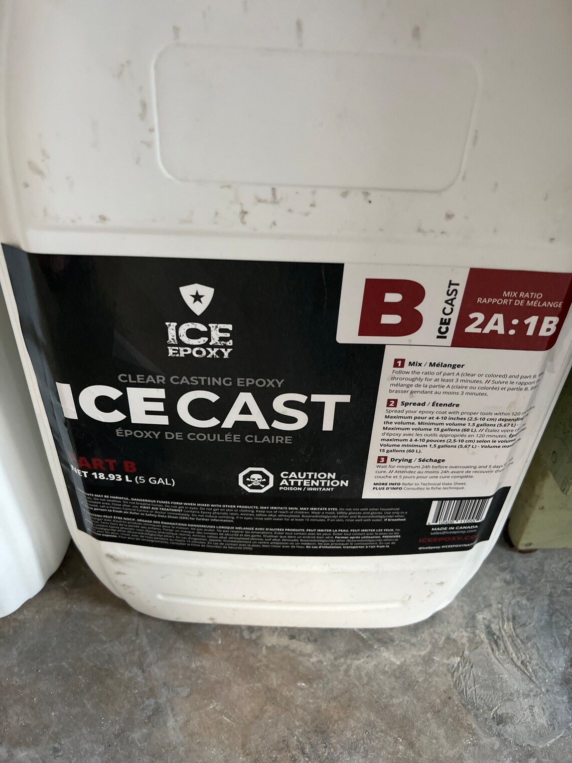 15 Gallon Deep Pour Ice Epoxy Kit FREE Shipping - Etsy