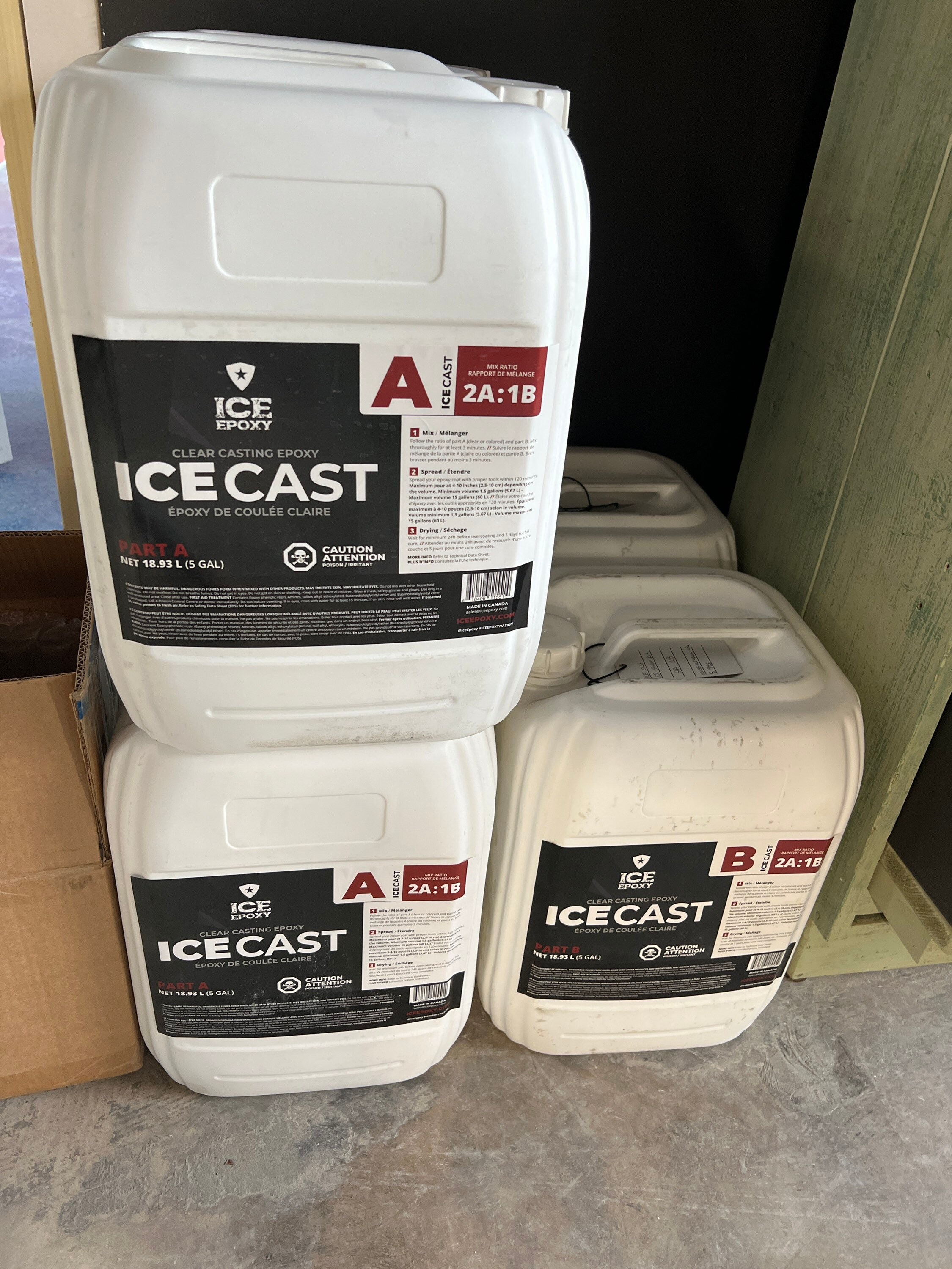 15 Gallon Deep Pour Ice Epoxy Kit FREE Shipping - Etsy