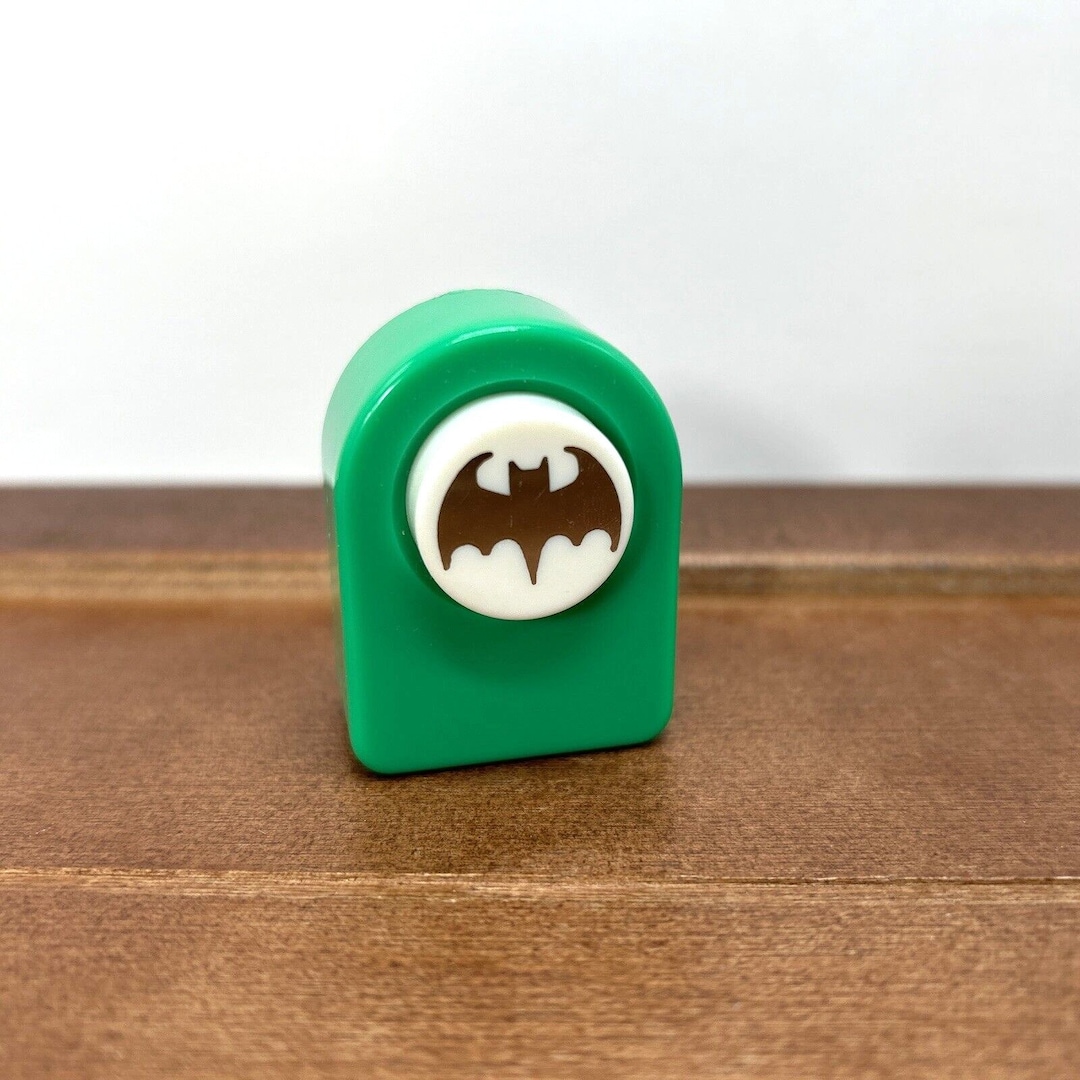 Batman Bat Logo Superhero Comics Paper Punch Crafts - Etsy