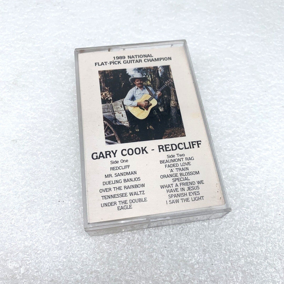 Gary Cook Redcliff cassette 1989 National Flat-pick Guitar - Etsy