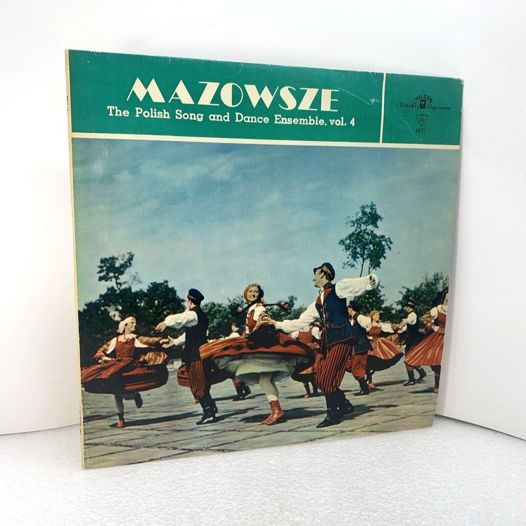 Mazowsze, Polish Song and Dance Ensemble, Vol 4 Vinyl Record 12" Muza ...
