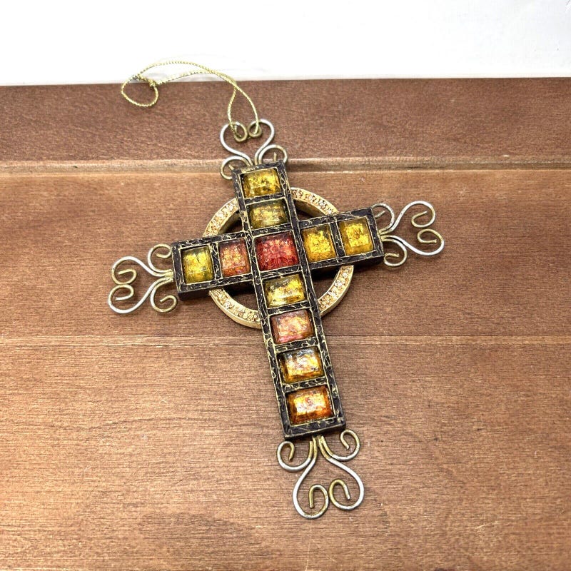 Cross Ornament - Etsy