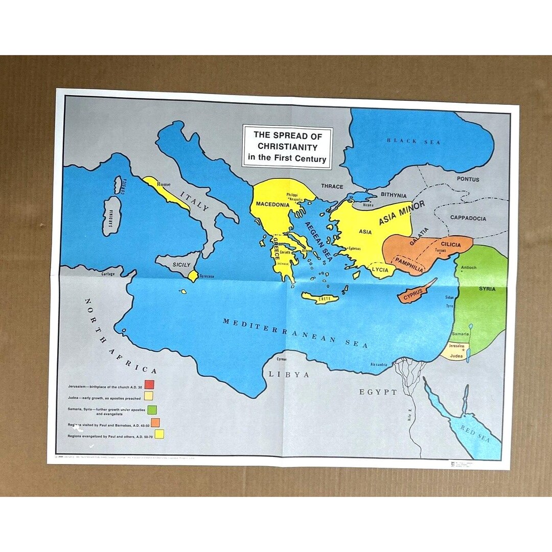 1983 the Standard Publishing the Spread of Christianity 1st Century ...