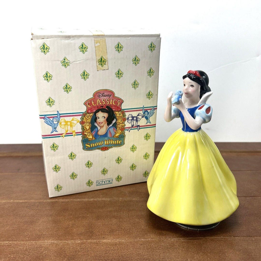 Schmid Disney Snow White Music Box, Plays Someday My Prince Will Come ...