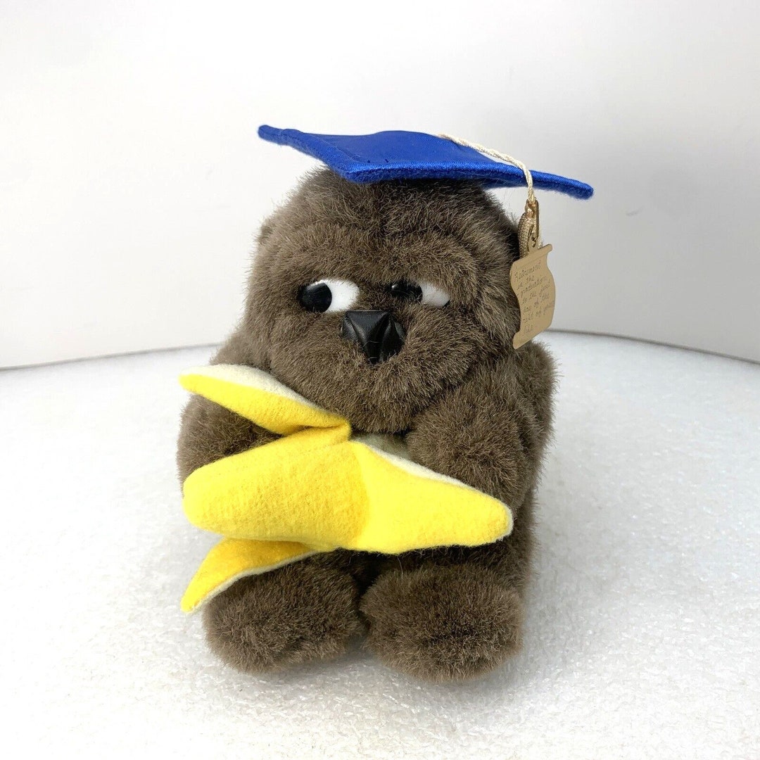 1989 Embrace Gorilla Monkey Banana Graduation Hat Cap With Tag - Etsy