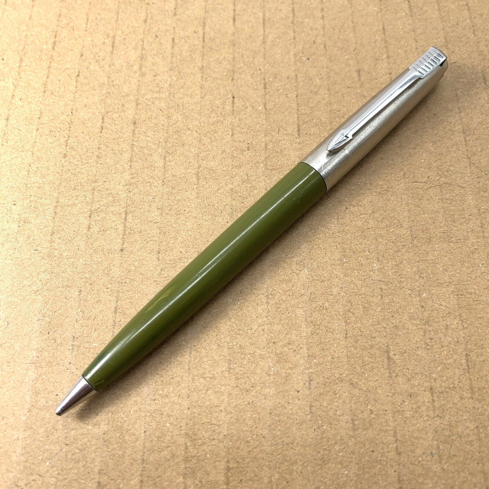 Moss Olive Green Stainless Steel Cap Parker Jotter Arrow Mechanical ...