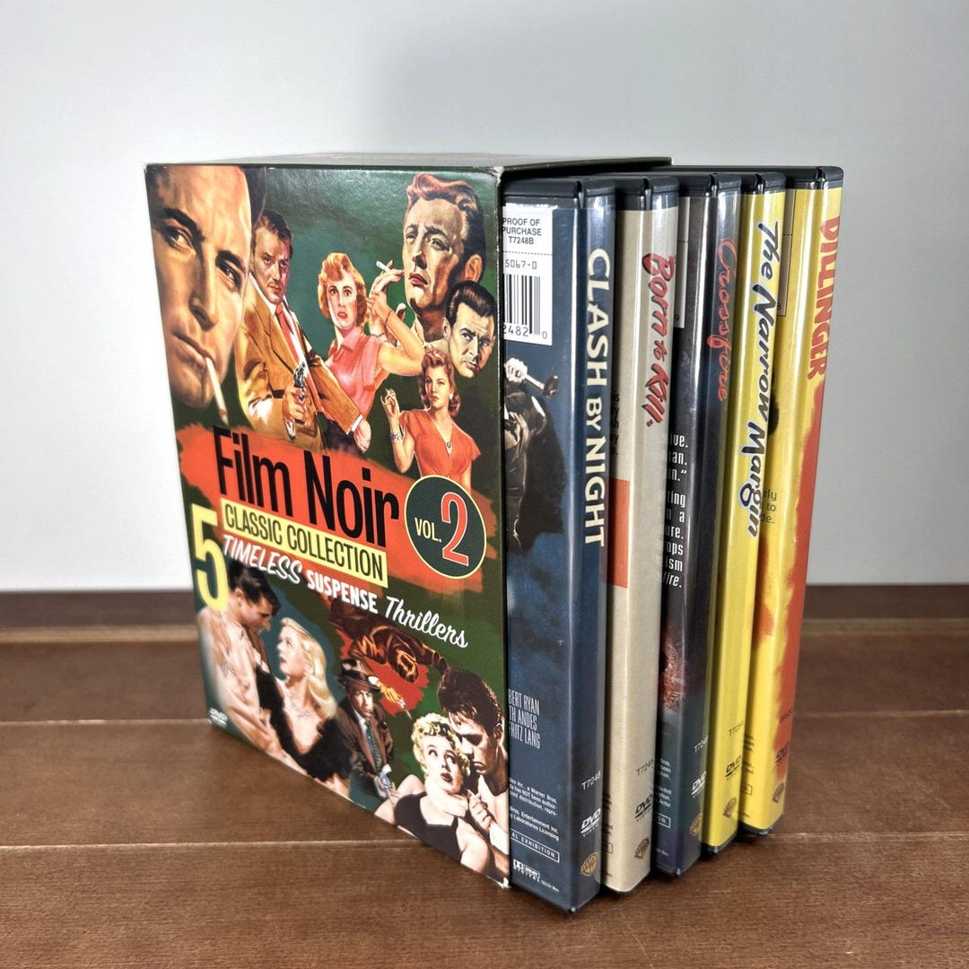 Film Noir Classics Collection Vol. 2, 5 Timeless Suspense Thrillers DVD ...