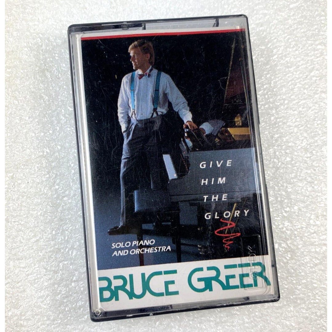 Bruce Greer Give Him the Glory Cassette Tape 1987 Christian Music Album ...