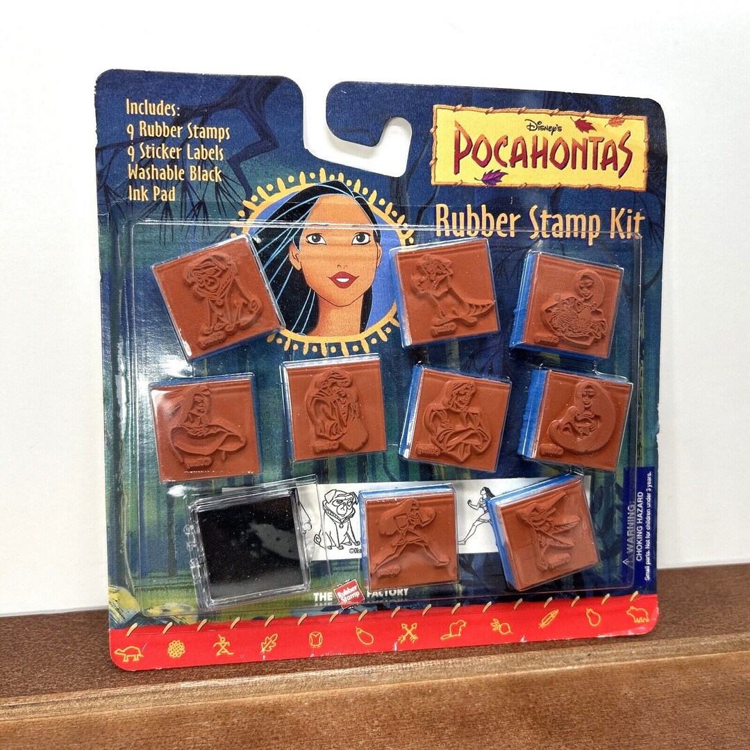 The Rubber Stamp Factory, Disney Pocahontas Rubber Stamp Kit, 9-pcs - Etsy