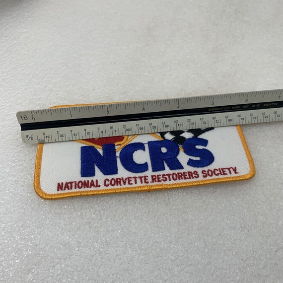 NCRS National Corvette Restorers Society Patch - Gem